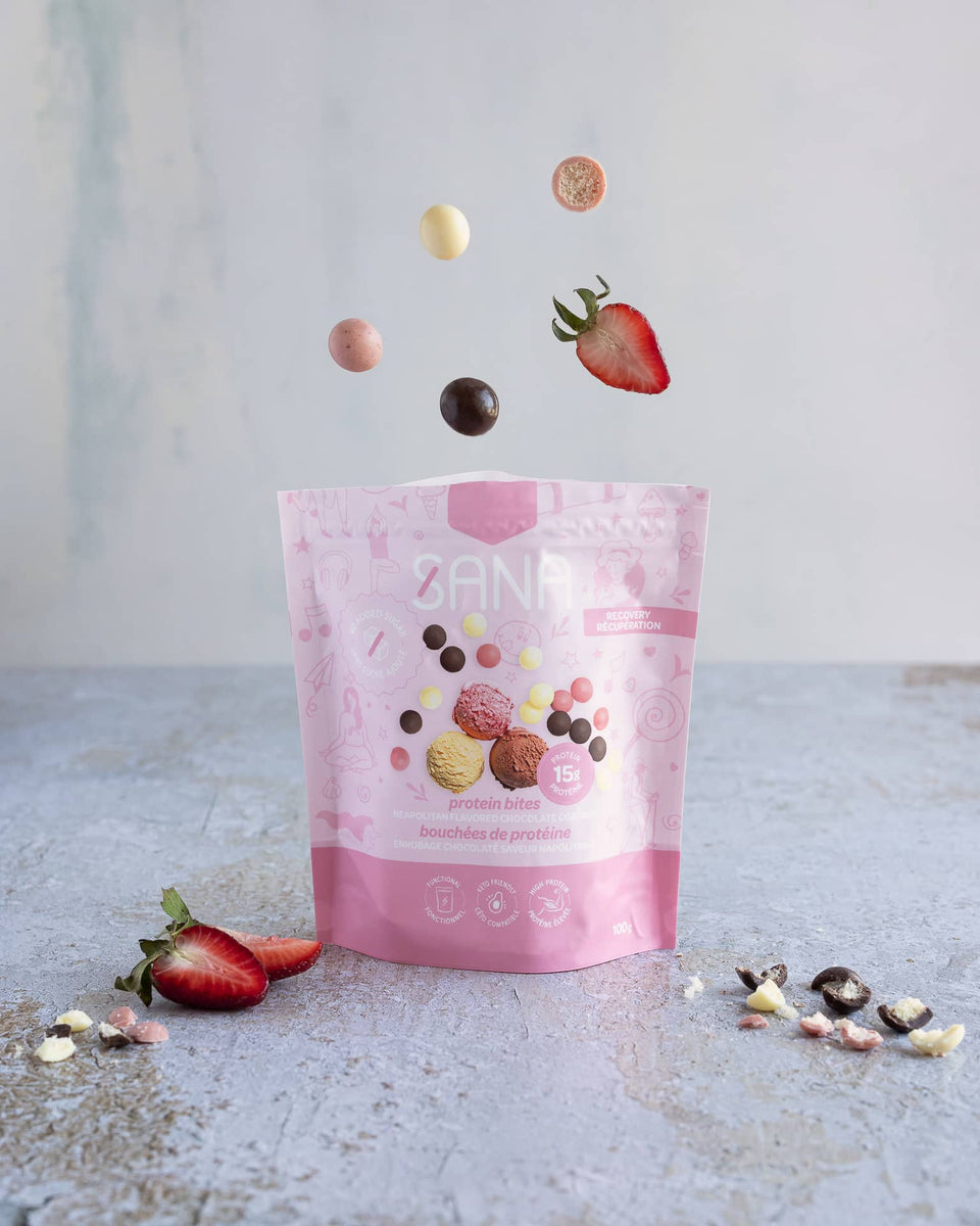 Bouchées de protéine chocolatées - Napolitaine | Gourmandises sans ...